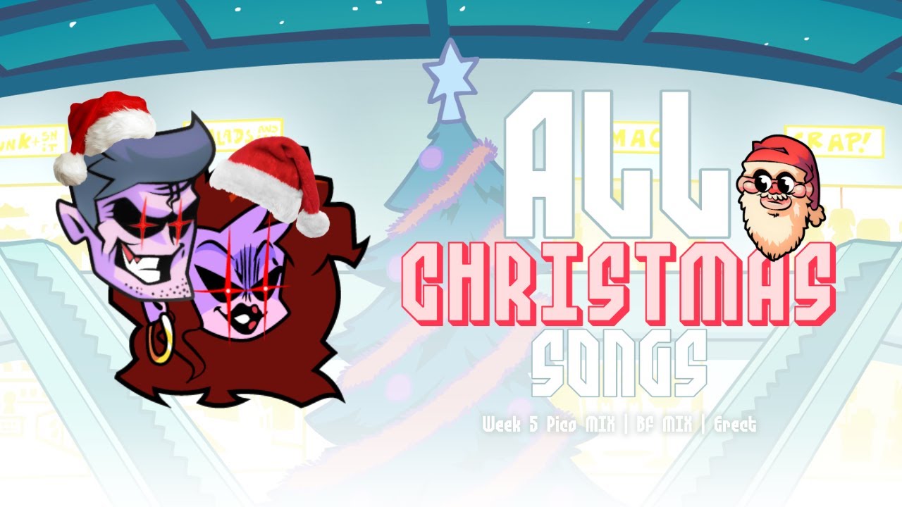 ALL Christmas Tracks in Friday Night Funkin' - YouTube