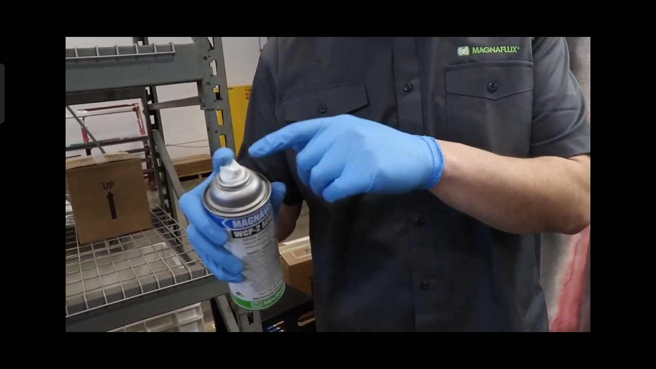 Magnaflux Wcp 2 white contrast - YouTube