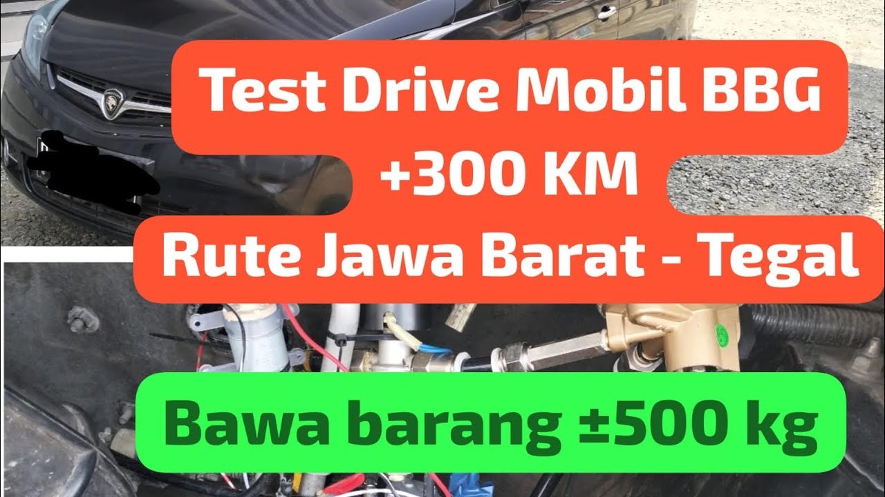 Test Drive Mobil BBG dengan full muatan ±600 kg rute Jawa barat - tegal ...