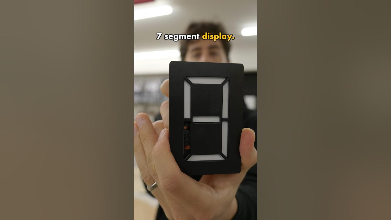 Mechanical 7 Segment Display - YouTube