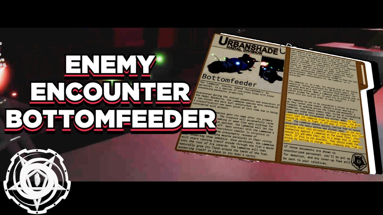 New Enemy Encounter: Bottomfeeder | Roblox Pressure - YouTube