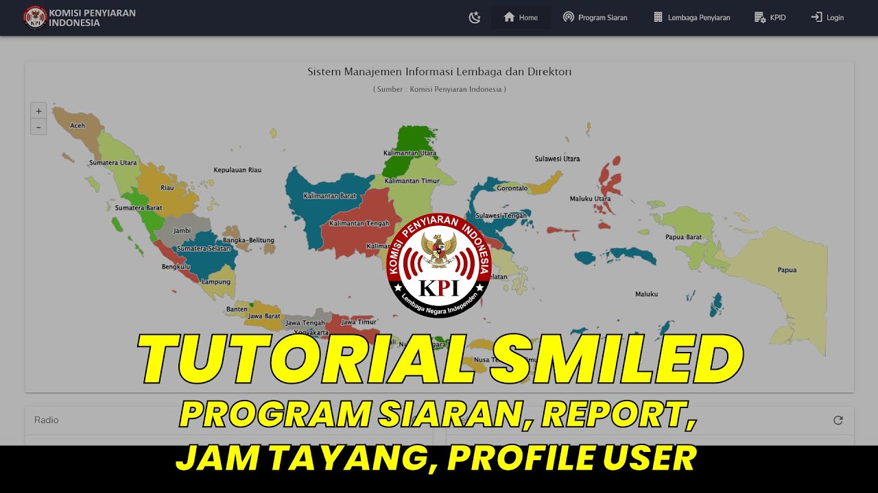 Petunjuk Teknis Pengisian Program Siaran pada Aplikasi SMILED - YouTube