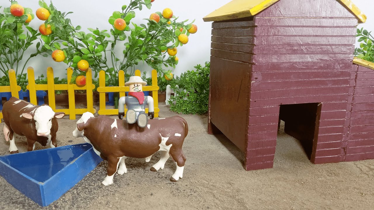 Top most DIY Diorama mini farm house science project DIY Mini Pool for ...