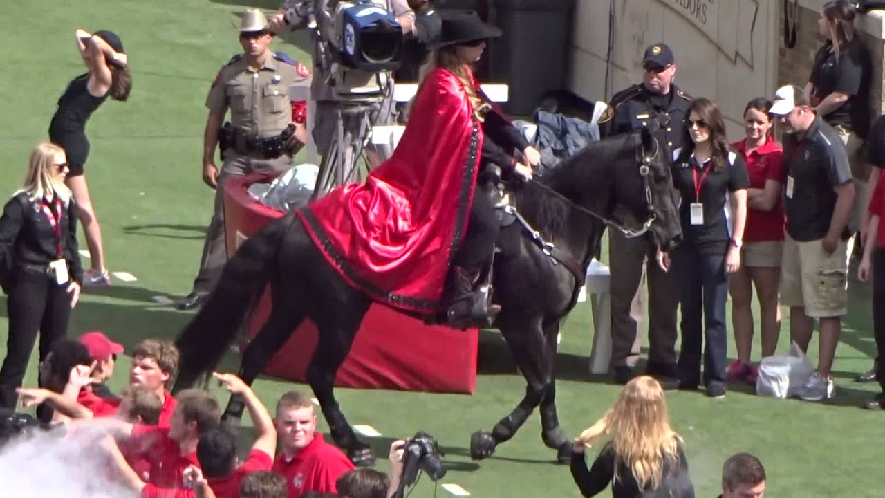 Texas Tech Football - the Masked Rider rides again! - YouTube