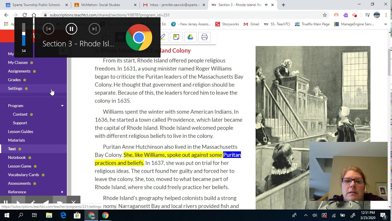 Section 3: Rhode Island: New England Colony - YouTube