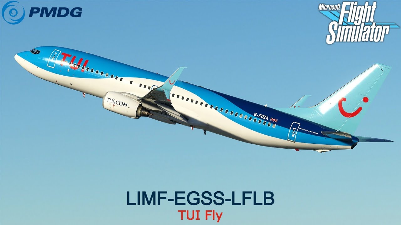 MSFS | PMDG 737 + Ops | TUI Fly | Turin Casella - London Stansted ...