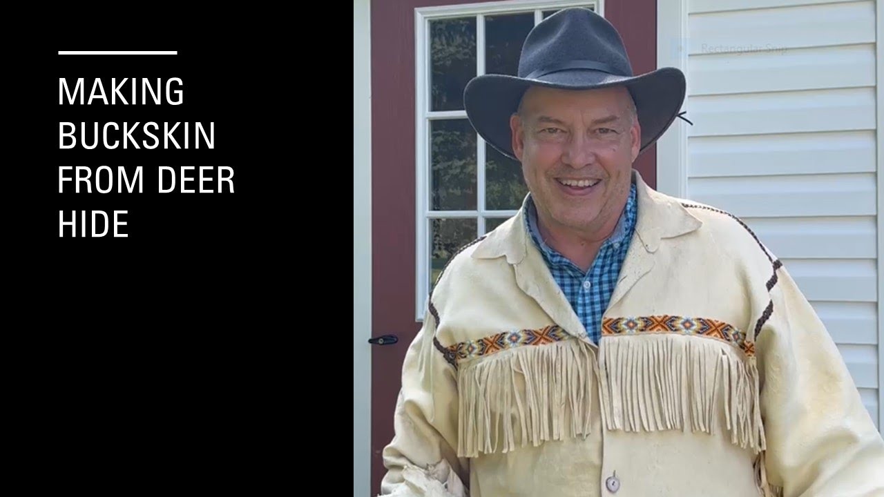 Making buckskin from deer hide - YouTube