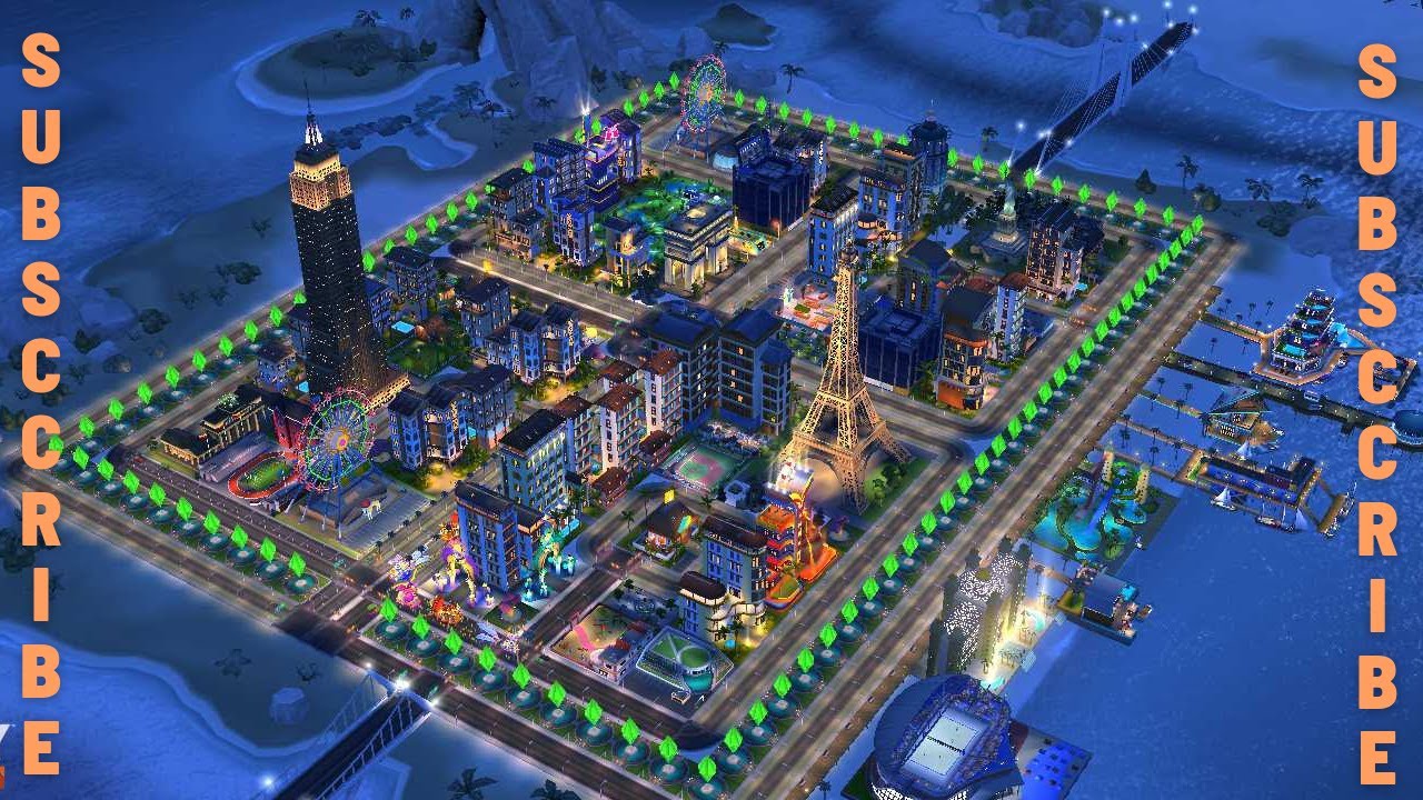 I built a mega city. 300,000 population . simcity buildit 2022 amazing ...