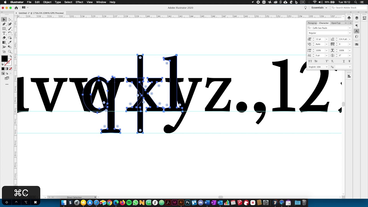 FontLab 7: Vetores do Adobe Illustrator para o FontLab - YouTube