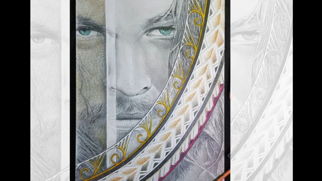 Speed drawing timelapse of Jason Momoa - YouTube