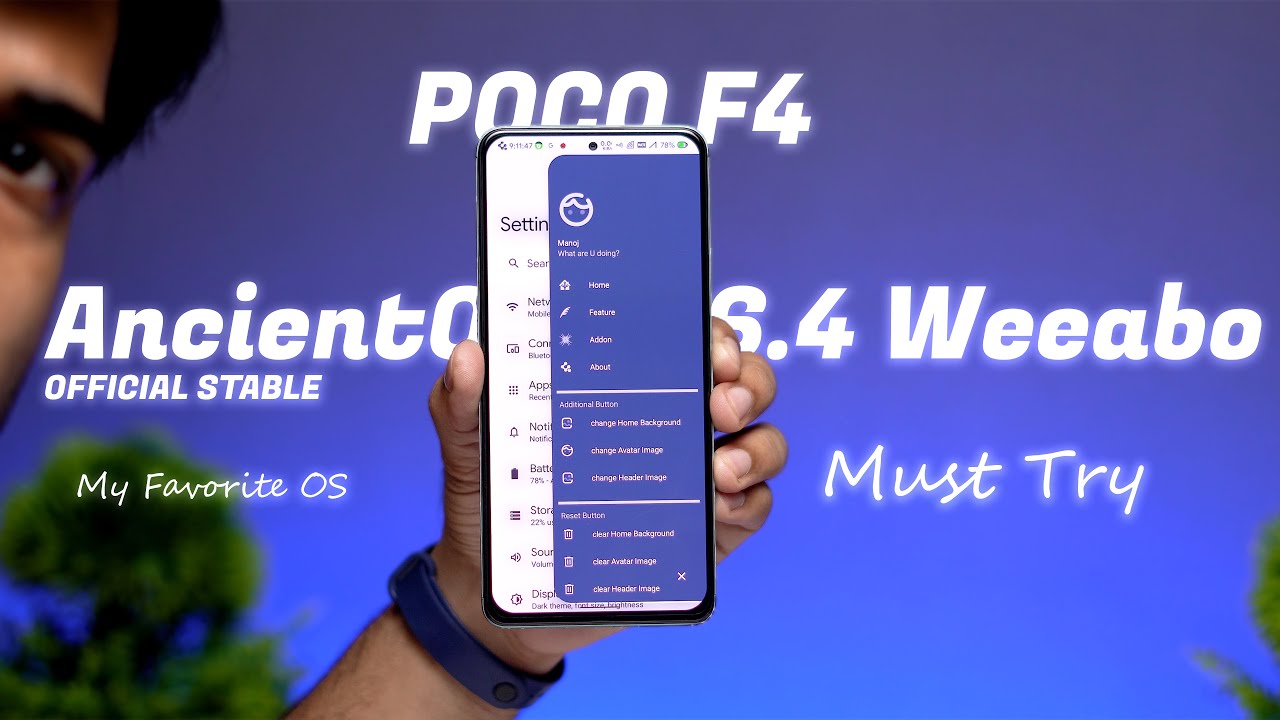 Must Try My Favorite OS in POCO F4 | OFFICIAL STABLE AncientOS 6.4 ...