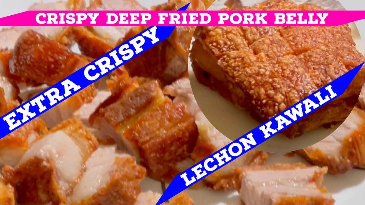 Lechon Kawali || Bagnet || Extra Crispy || crispy deep fried pork belly ...