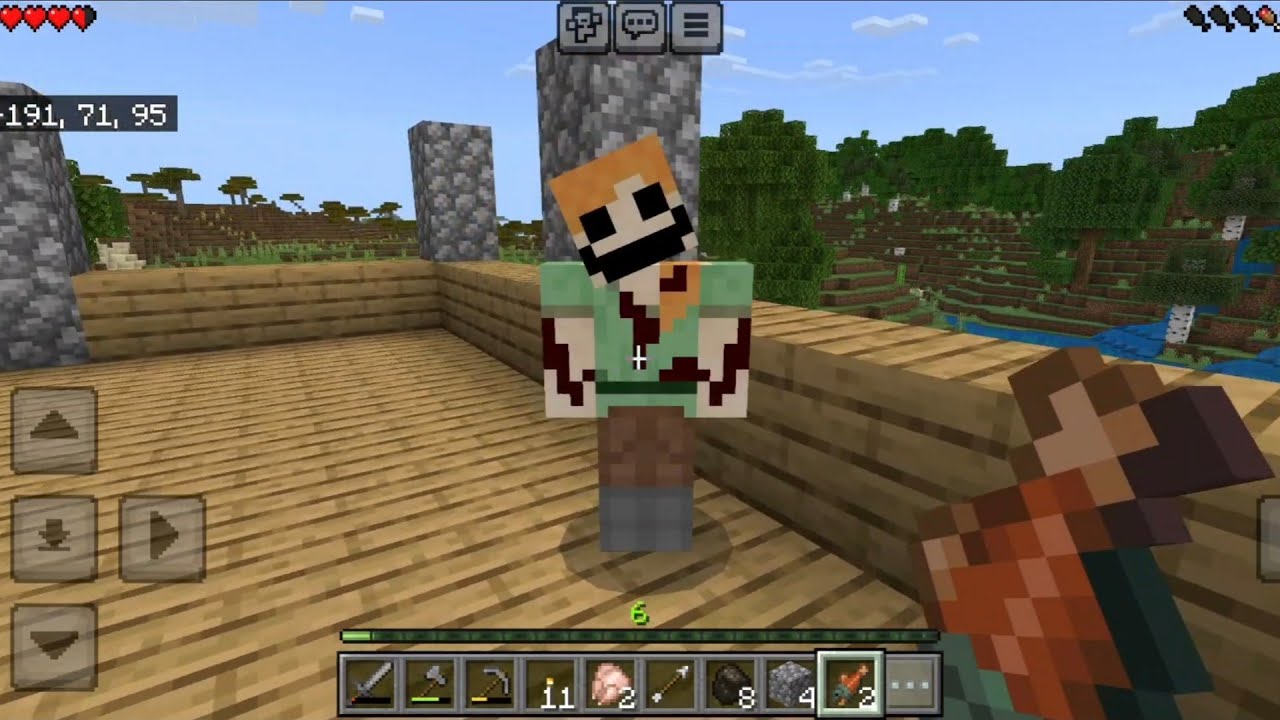 Surviving A Herobrine In Minecraft Survival - YouTube