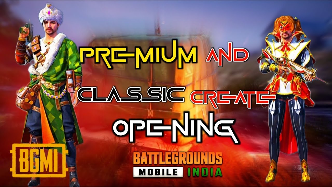 BGMI Back || Classic & Premium || Free Create Opening Welcome Back BGMI ...