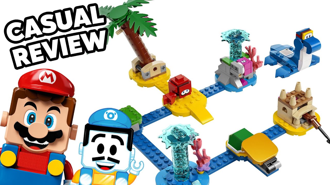 Dorrie's Beachfront LEGO Super Mario Casual Review - YouTube