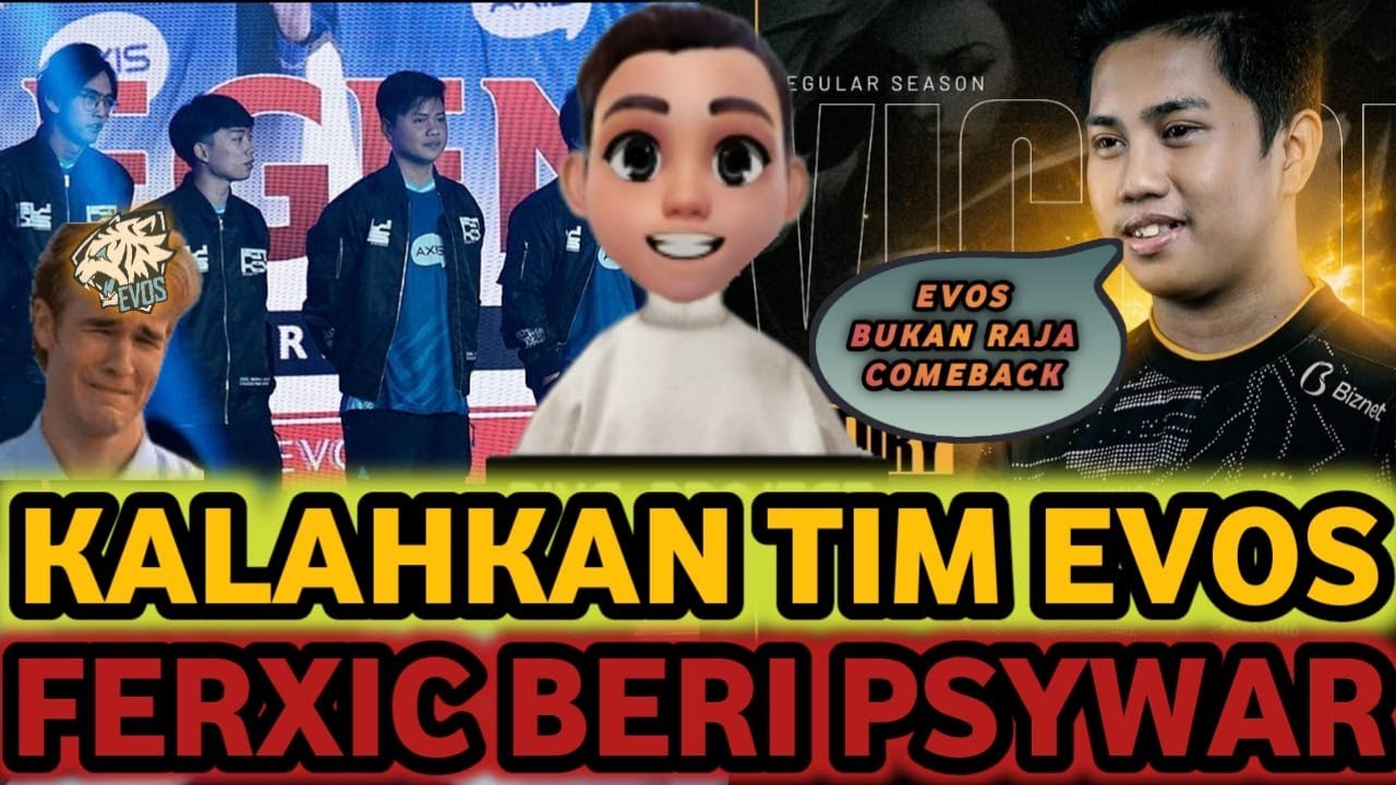 MENANG DI DERBY CLASSIC | FERXIC UNGKAP EVOS BUKAN RAJA COMEBACK #rrq # ...