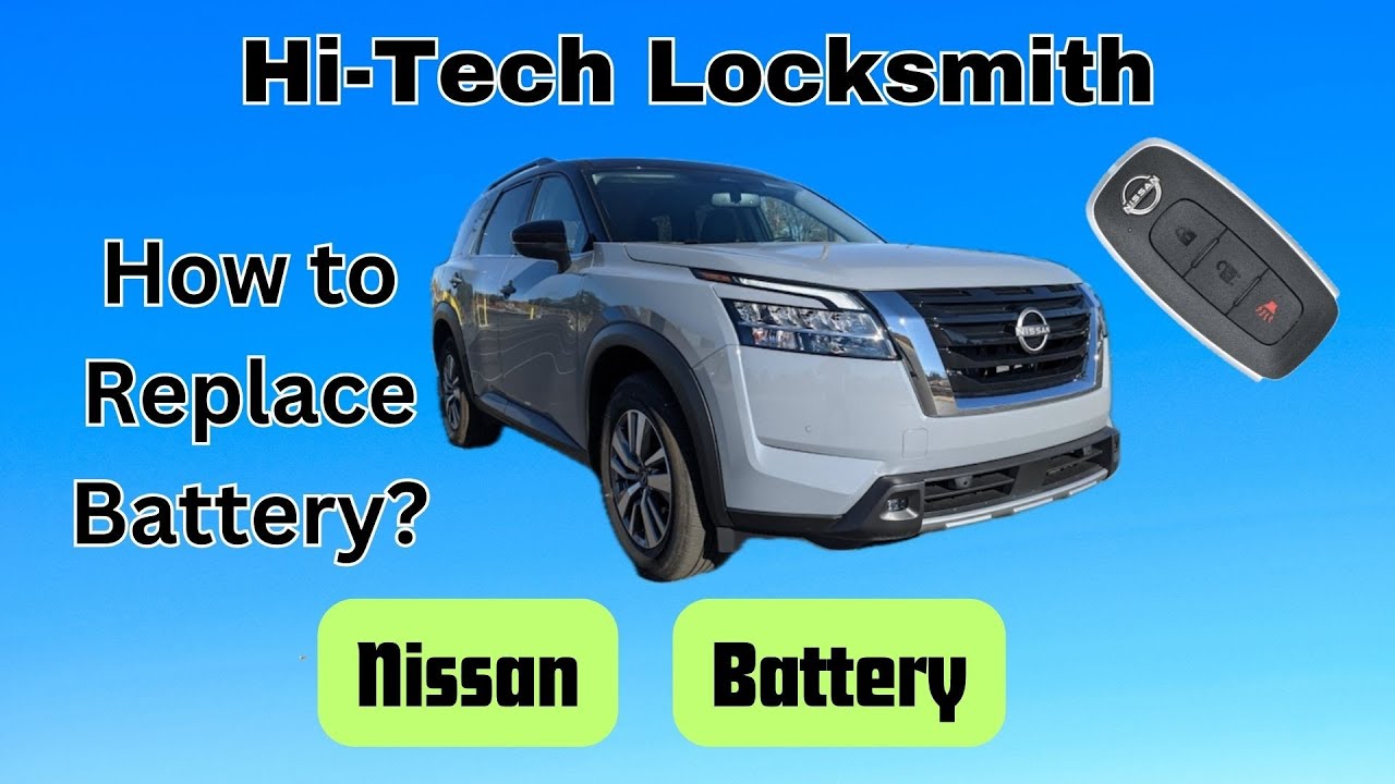 2022-2024 Nissan Pathfinder Smart Key Fob Battery Replacement How To ...