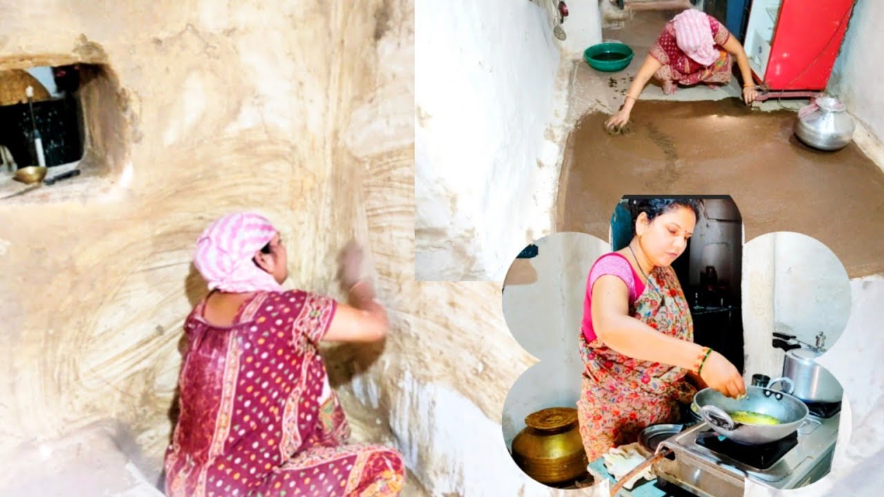 Finally इतनी कड़ी मेहनत के बाद रसोई सज कर तैयारी 💁दहकती 🌞गर्मी में ...