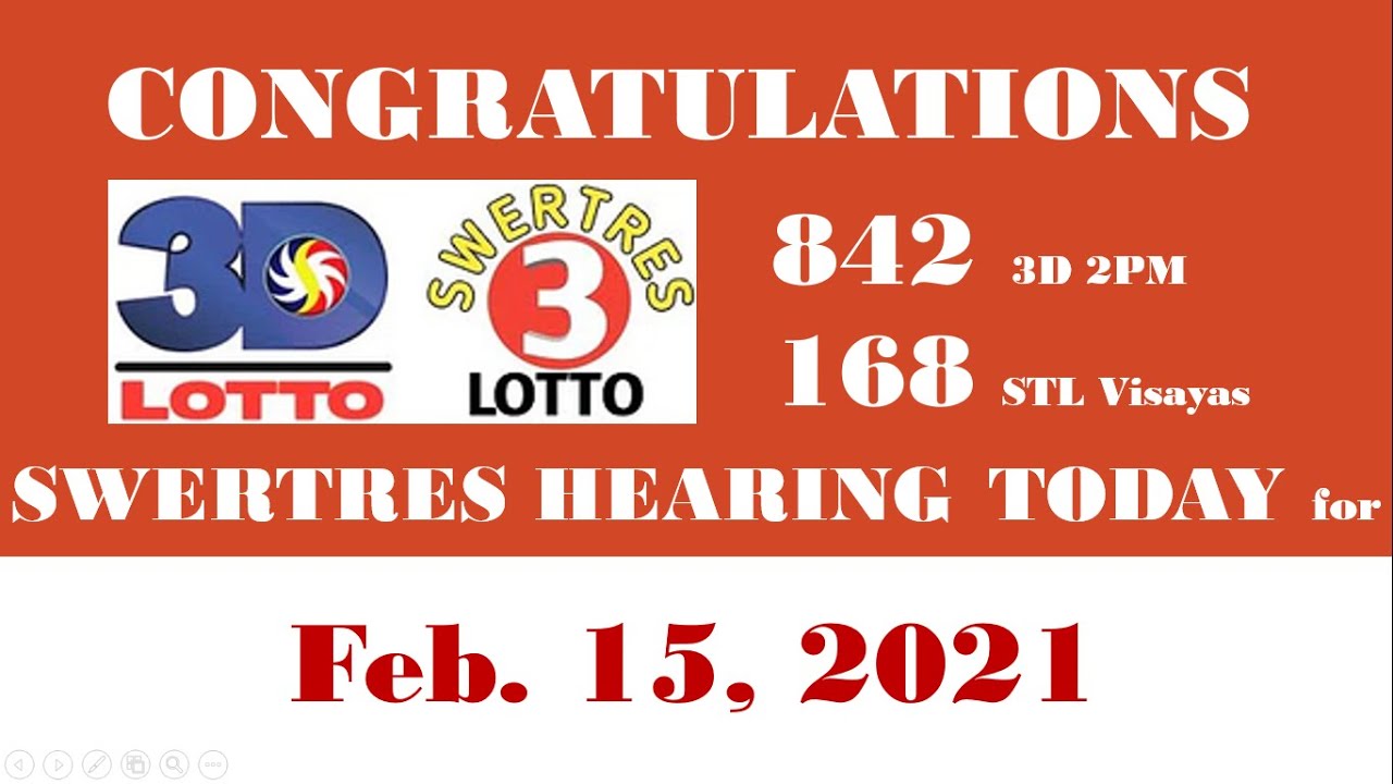 Swertres Hearing Today/ 3D Lotto Hearing/ Swertres Lotto Hearing/ Angle ...