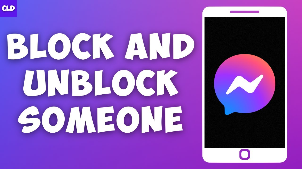 How To Block And Unblock Someone On Messenger (EASY) - YouTube