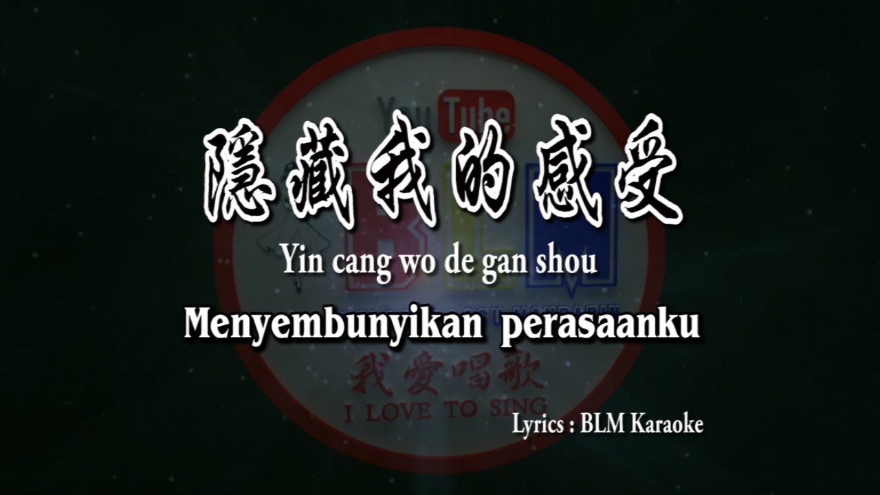 Yin cang wo de gan shou - 隐藏我的感受 - Vokal - Terjemahan - Pinyin - Lyrics ...