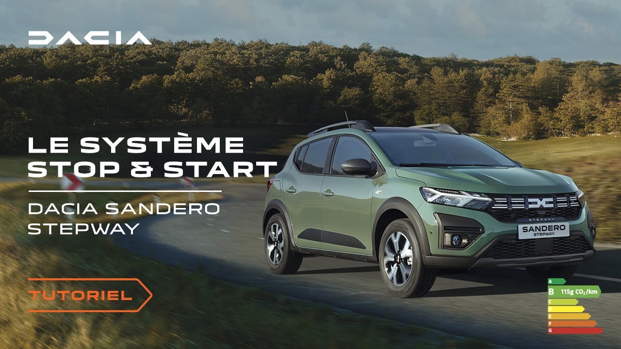 Nouvelle Dacia Sandero Stepway 2023 : Comment utiliser le système Stop ...