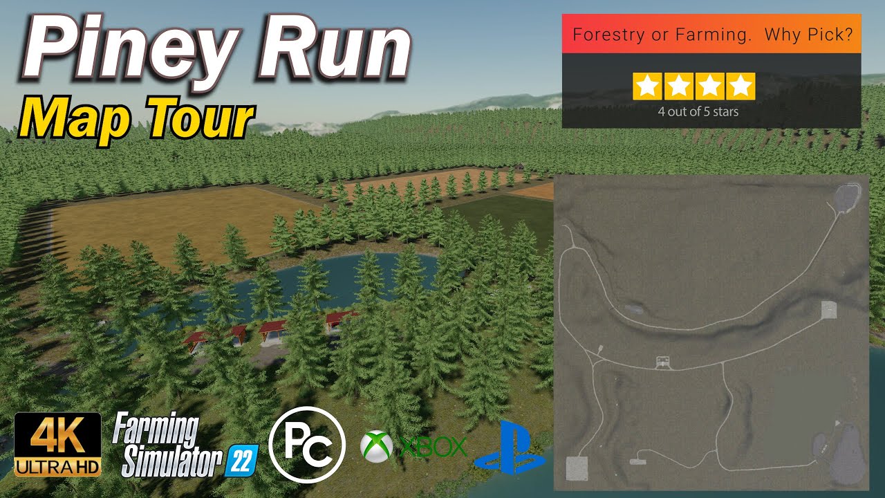 Piney Run | Map Review | Farming Simulator 22 - YouTube