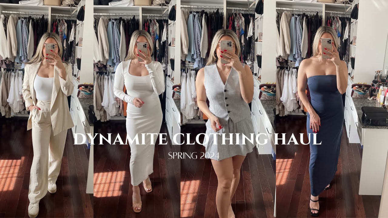 SPRING 2024 DYNAMITE CLOTHING HAUL | AFFORDABLE CLOTHES FOR SPRING ...