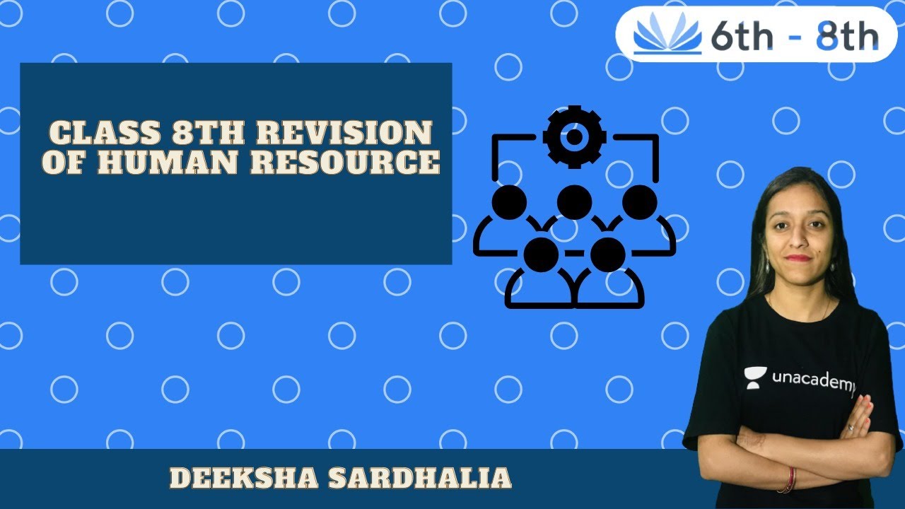 Class 8th Revision of Human Resource l Knowledge World | Deeksha ...