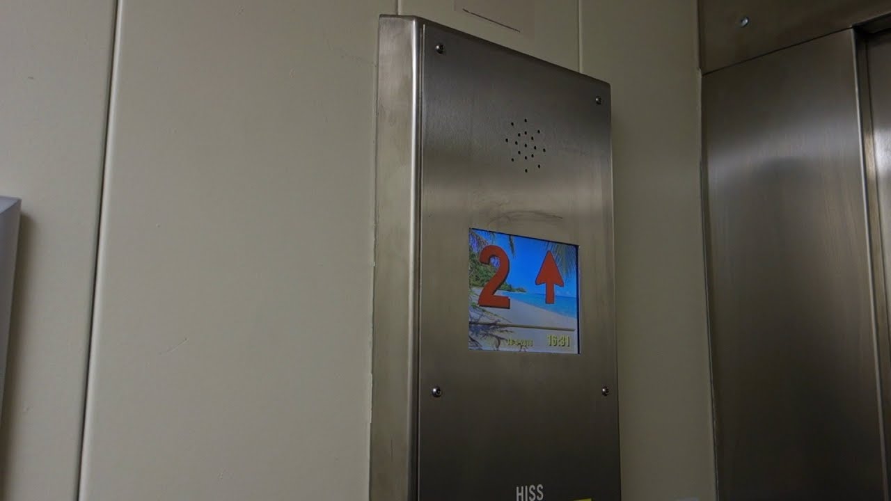 1973 KONE (mod. by: Midroc Electro) Traction Elevator @ Folkets Hus ...