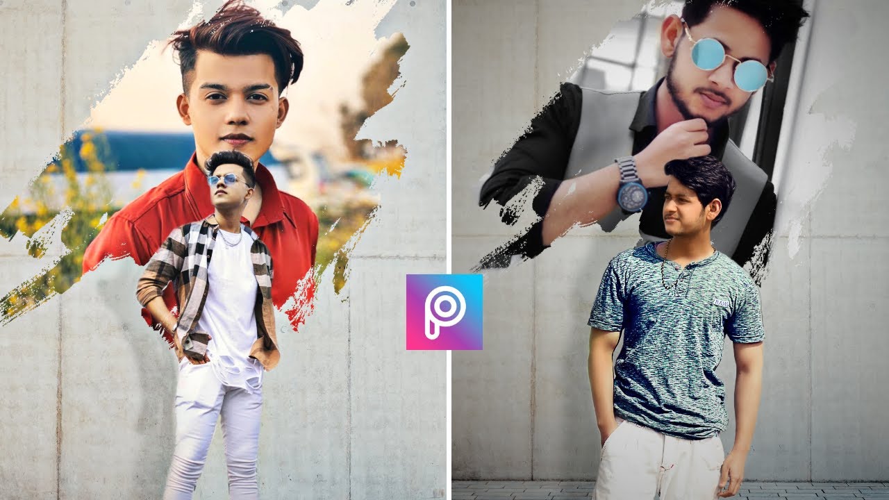 PicsArt Wall Brush Photo Editing | PicsArt Tutorial | Picart Splash ...