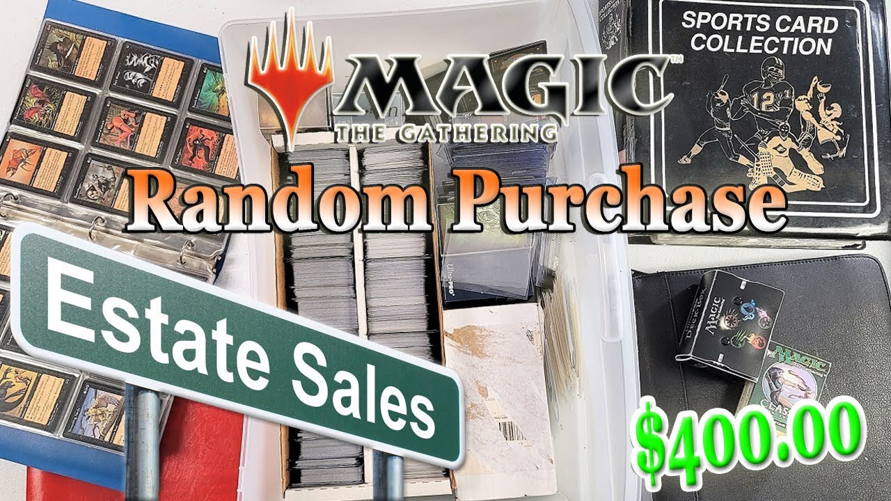 $400 Estate Sale MTG Collection | Part 1 of 4 - YouTube