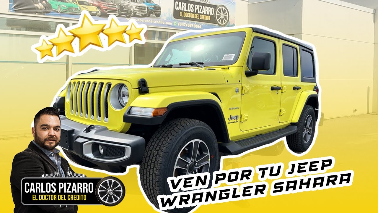 Ven por tu 2023 Jeep Wrangler Unlimited Sahara - Doctor del Credito ...