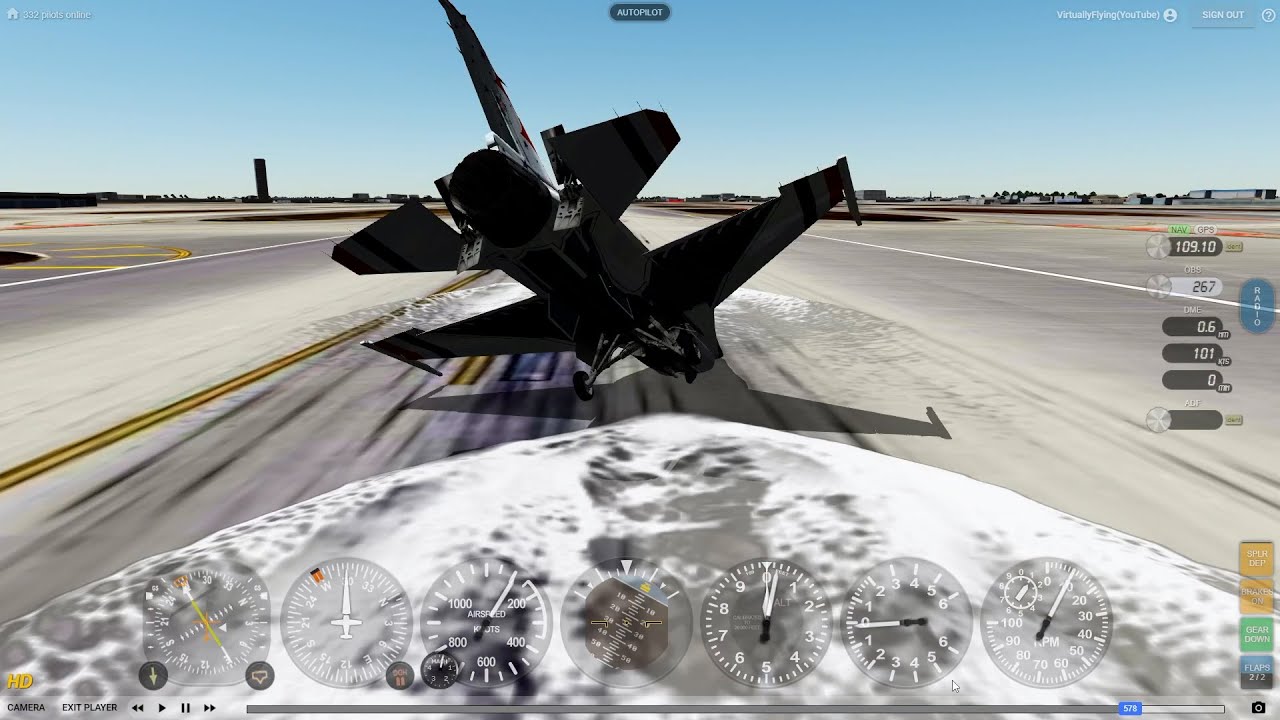 GeoFS water runway in Miami - YouTube