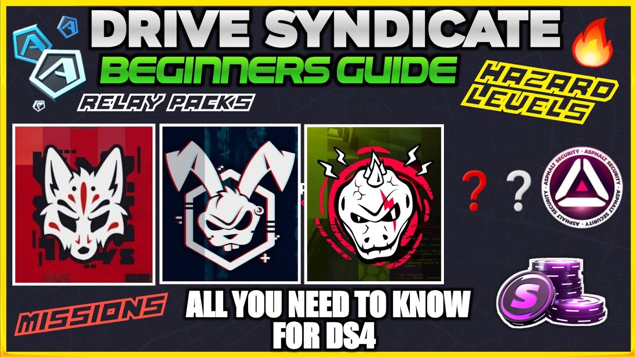 Drive Syndicate | Beginners Guide | All you need to know | Asphalt ...