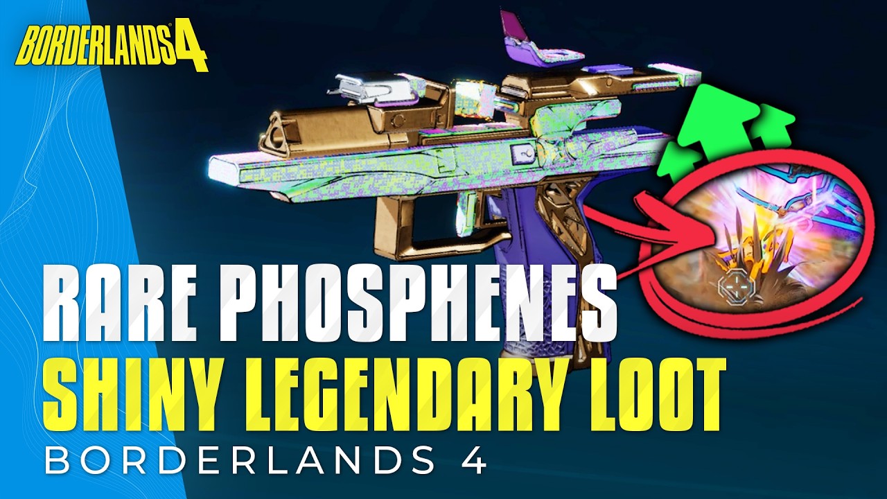 Borderlands 4 Don't Miss These Extremely RARE Shiny Legendary Weapons - Phosphenes Farm Guide ...