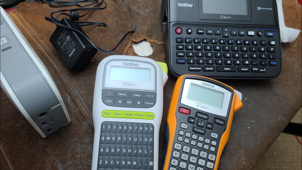 Brother P-Touch TZ Tape Label Printers Review - YouTube