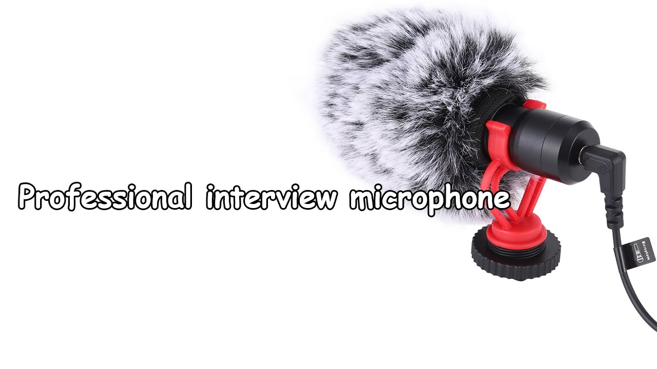 Professional interview microphone - YouTube