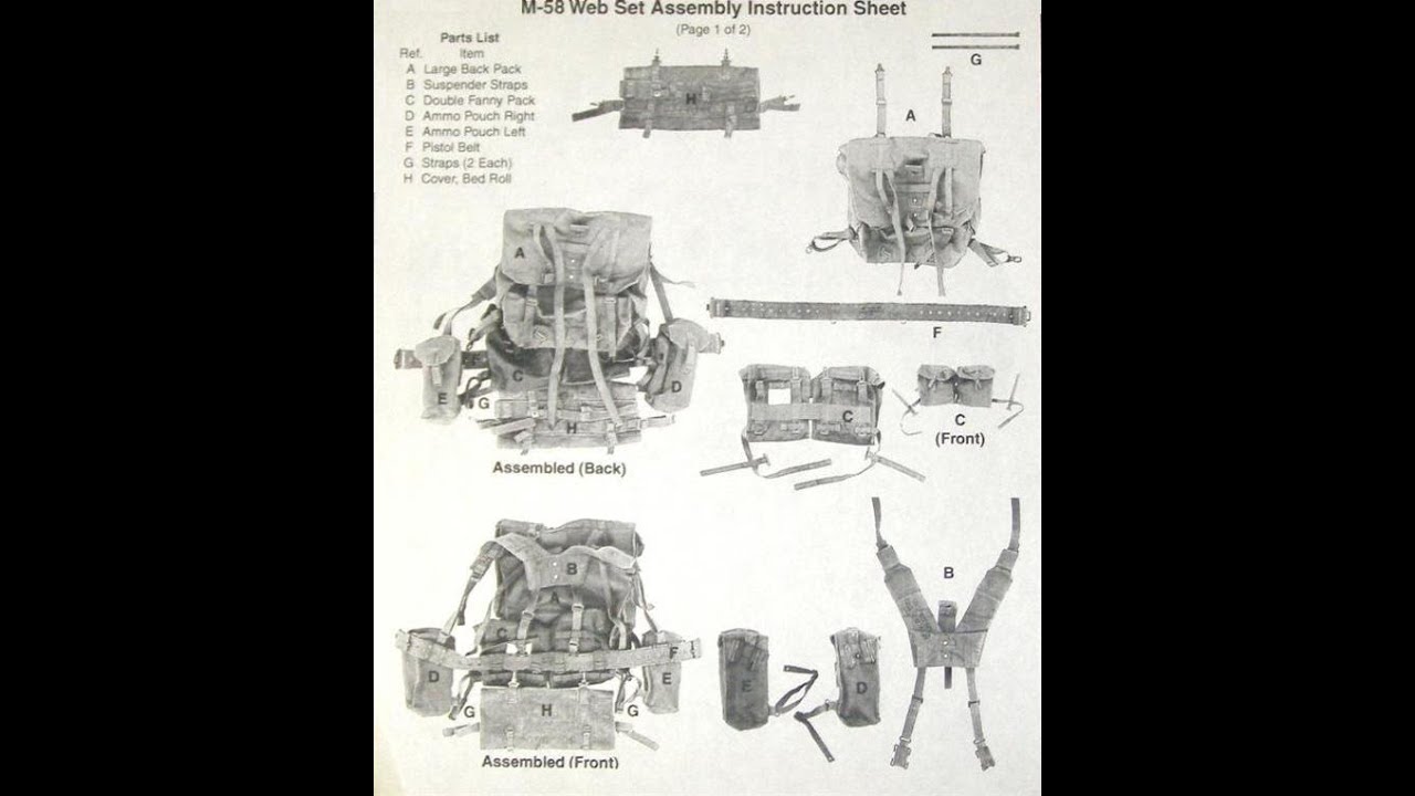 58 PATTERN WEBBING bexbugoutsurvivor - YouTube