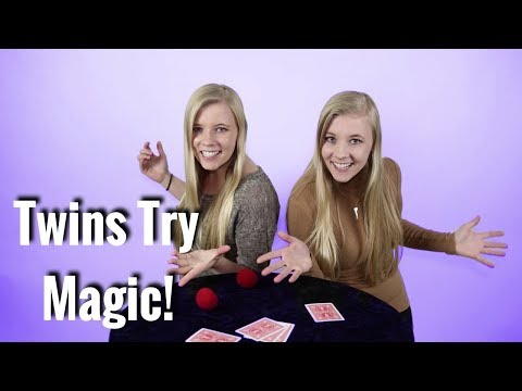 Our FIRST Time Trying Magic Tricks!