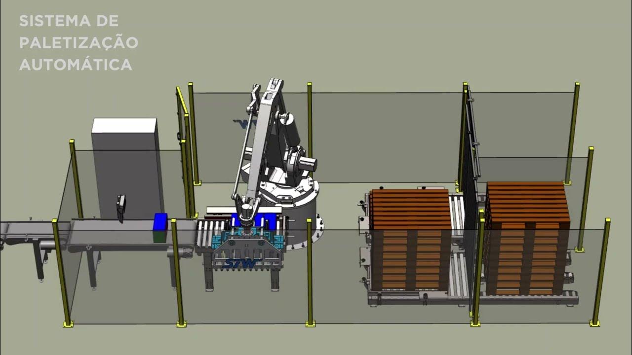 Palletizing Simulation in ABB Robotstudio - YouTube