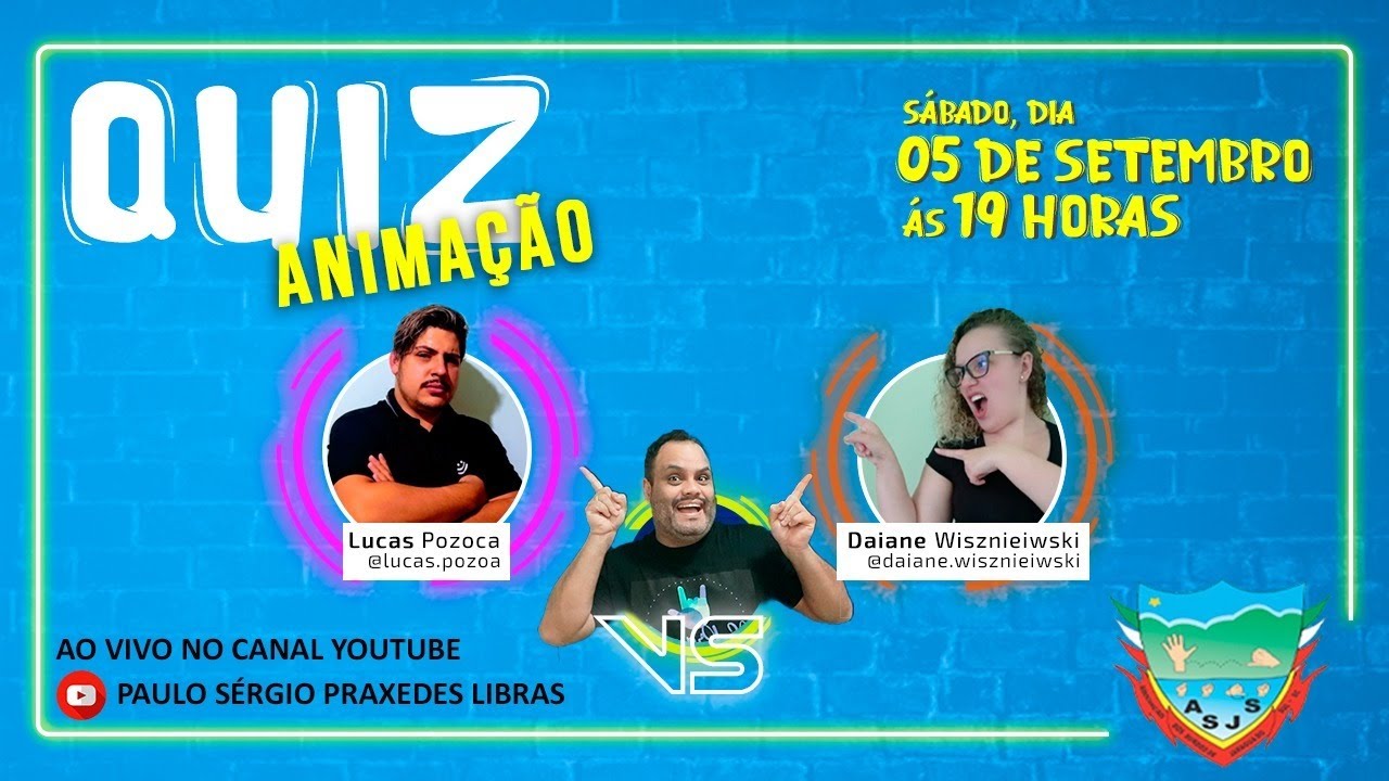 POOK PS - QUIZ ANIMAÇÃO (LUCAS POZOCA VS DAIANE WISZNIEIWSKI) - YouTube