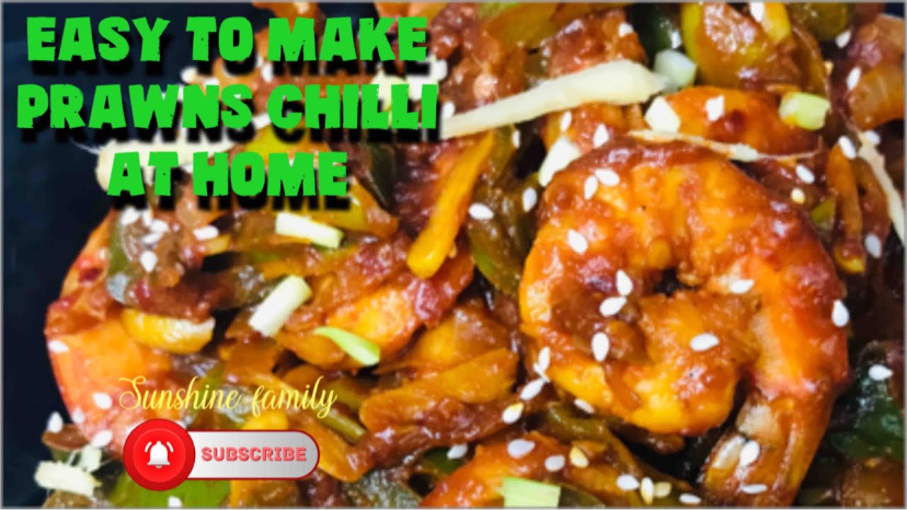 Sunshine family/less oil/prawns/spicy/little tangy flavour/Prawns ...