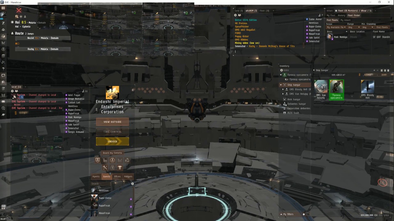 Eve online UI iteration mk iii - YouTube
