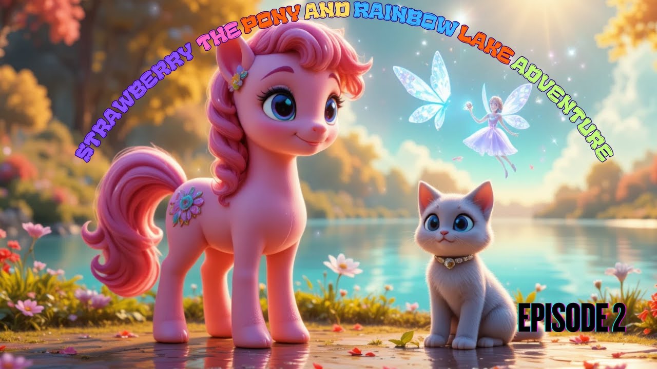Strawberry the Pony and the Rainbow Lake | Magical Pony Story for Kids ...