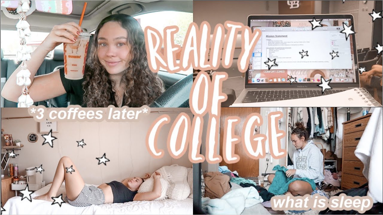 college days in my life vlog! (what college is REALLY like...) - YouTube