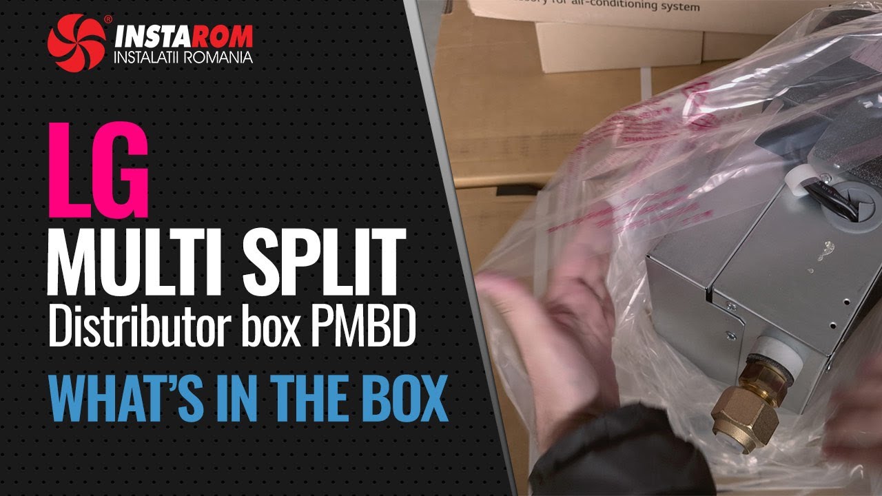 LG PMBD3630 Distributor box for Multi Split | What's in the box - YouTube