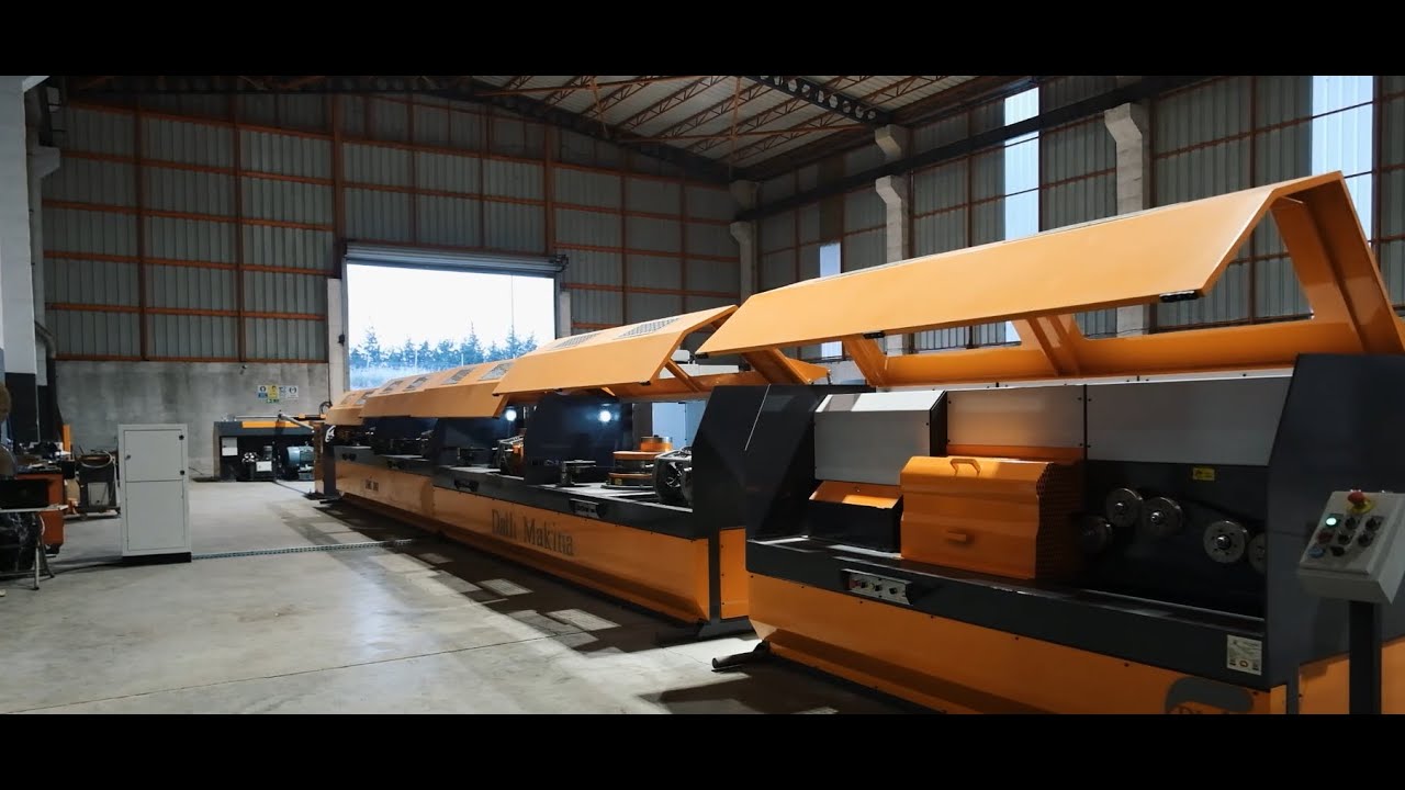 FULLY AUTOMATIC DRY WIRE DRAWING MACHINE - Dallı Makine - YouTube