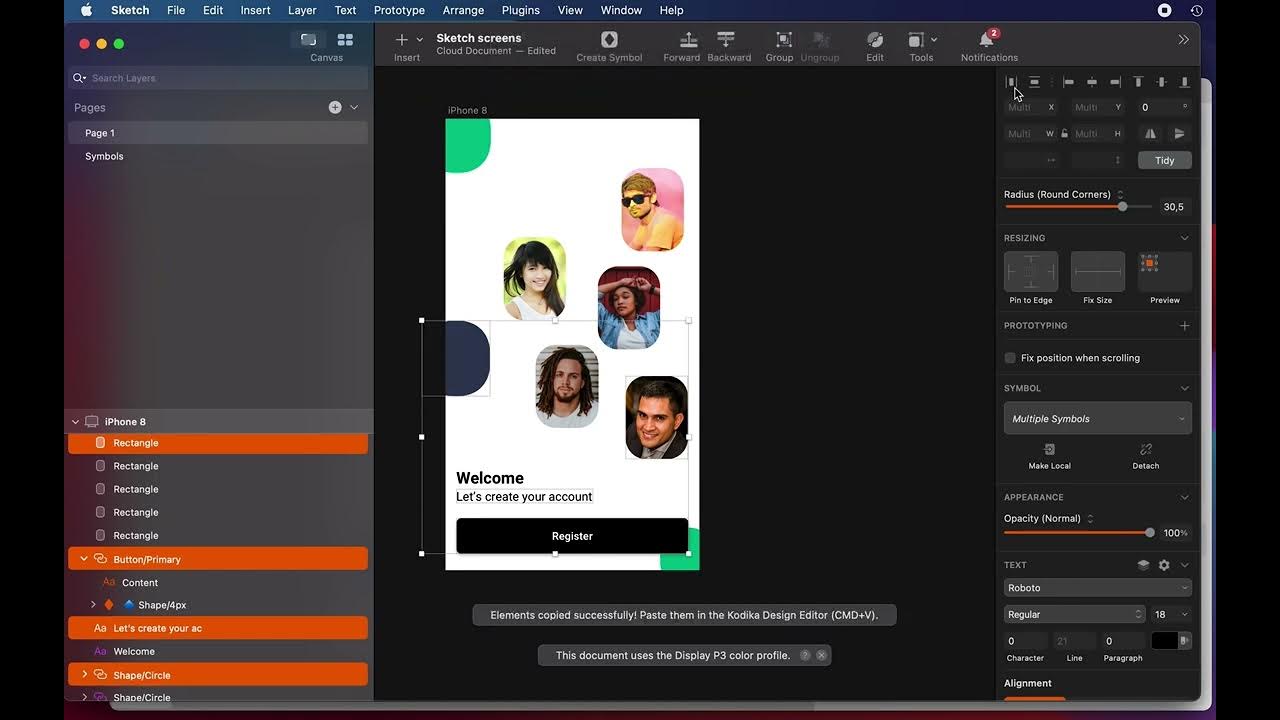Import your Sketch designs to Kodika No Code App Builder - Kodika.io Docs - YouTube
