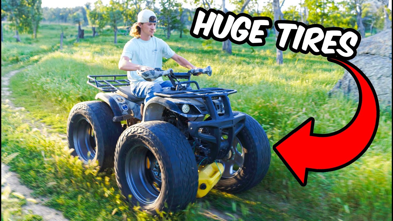 I made my quad float - YouTube